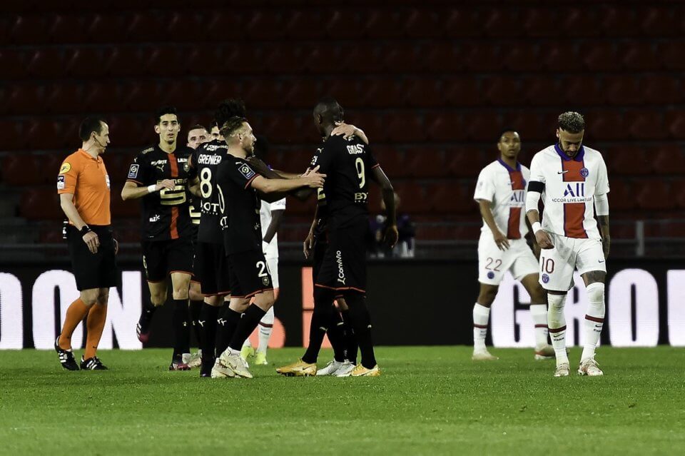 Stade Rennais - PSG. Pierwsza porażka paryżan! [WIDEO]Wynik meczu i ...