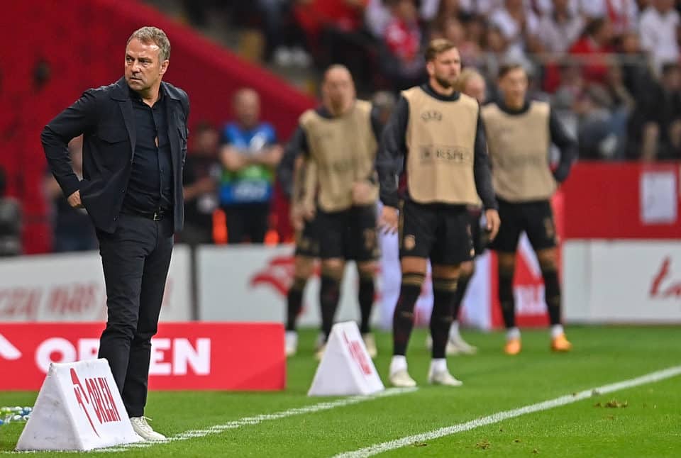 Hansi Flick w dobrym nastroju po porażce z Polską. "Dużo pozytywów"