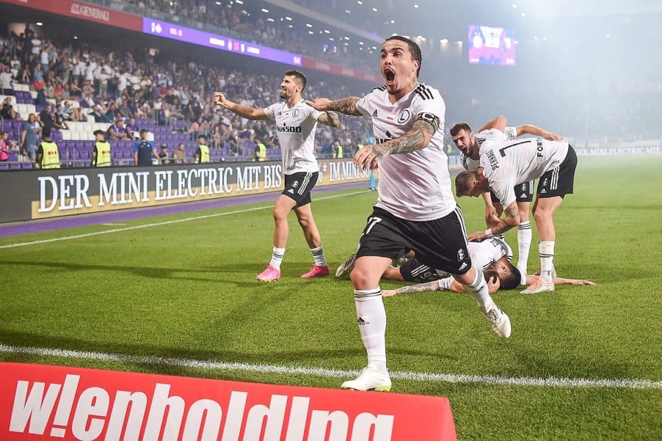 LKE. Legia zdobyła Wiedeń. Szalony mecz z Austri i awans! - Goal.pl