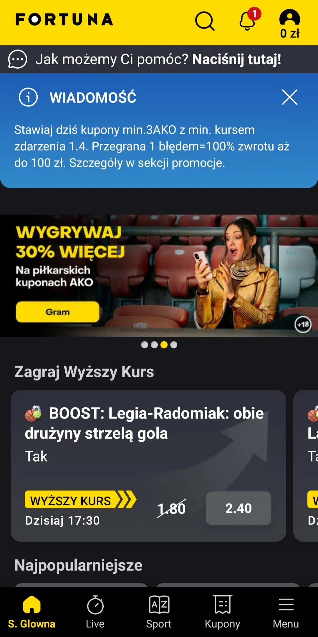 Fortuna - opinie o zakładach bukmacherskich. Recenzja - Goal.pl